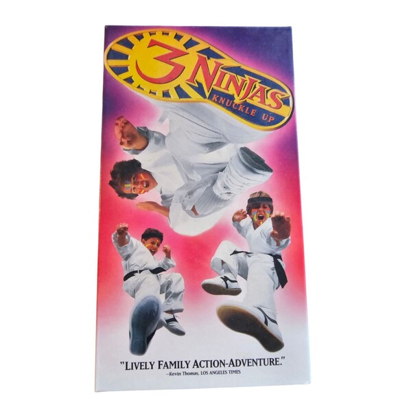 Media | 3 Ninjas Knuckle Up Vintage Vhs Tape | Poshmark